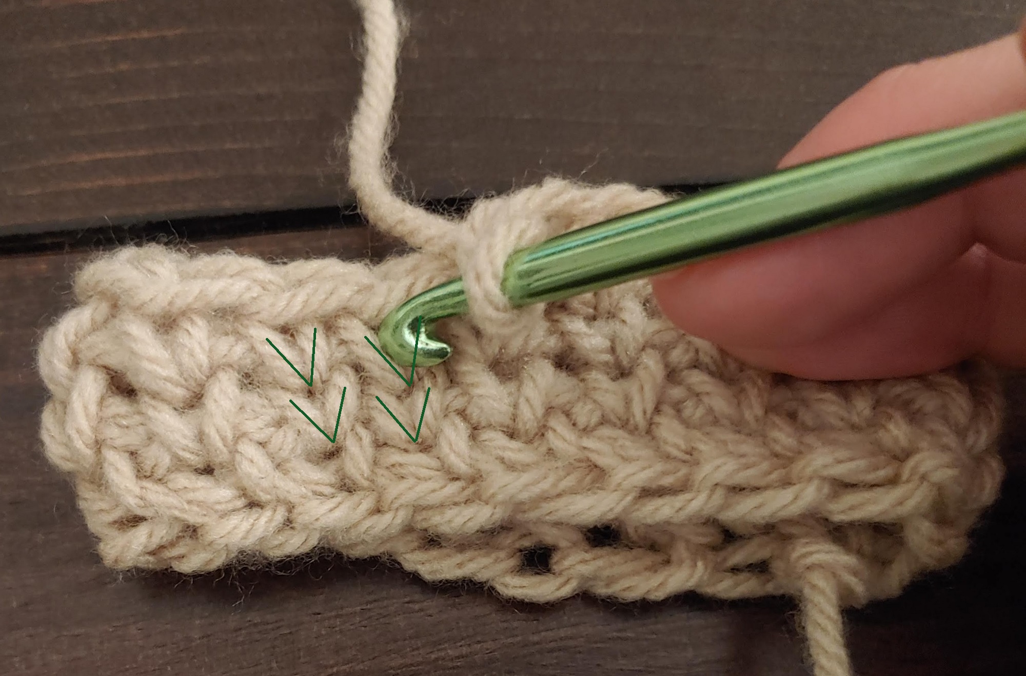 Where do I Put my Hook? Details of Where to Insert Your Crochet Hook ...