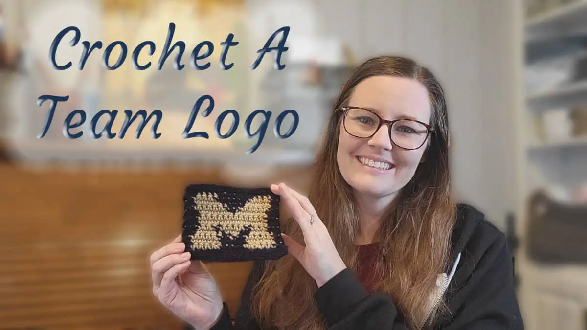 Crocheted Michigan Wolverines Logo: Free Pattern and Video Tutorial ...